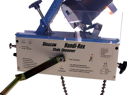 DINASAW FULLY MANUAL CHAIN SHARPENER HANDI-REX – albertaprecisionsaw