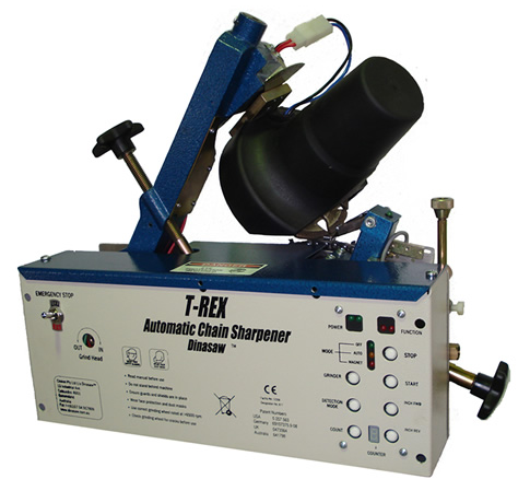 DINASAW FULLY AUTOMATIC CHAIN SHARPENER T-REX – albertaprecisionsaw