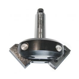 85mm Dia, Carbide Inserts, Adjustable Bevel Cutter, 20mm Shank, 3/4" L ...